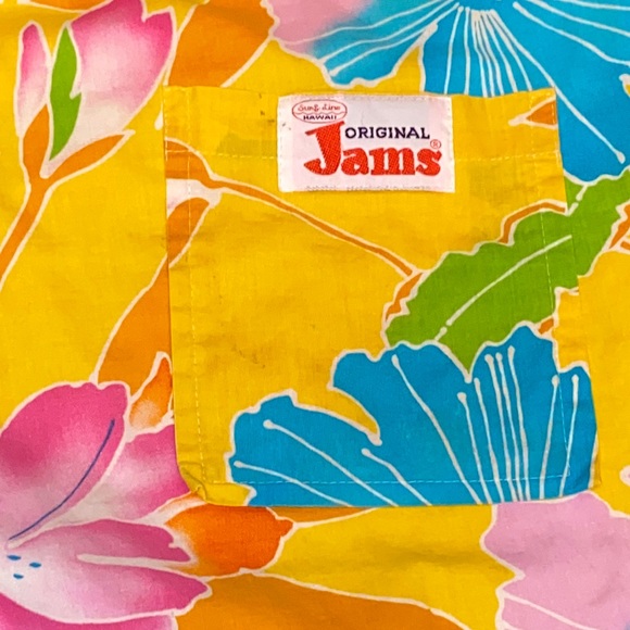 Jams World | Shorts | Original Jams World Surf Line Hawaii Yellow ...